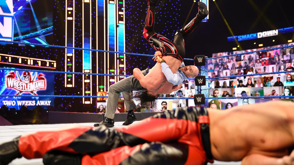 Cesaro brings up crazy similarity over his WrestleMania 30 and 37 attires