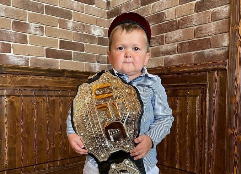 How old is Hasbulla Magomedov and what disease does he suffer from?