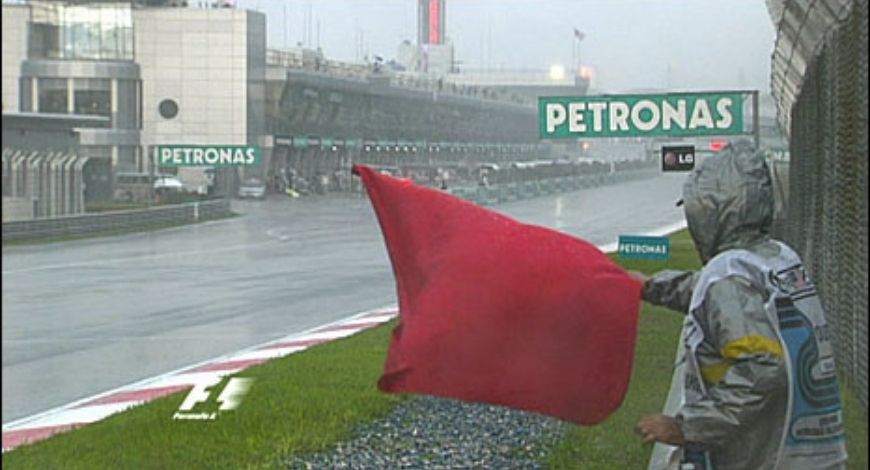 What are blue flags in F1?