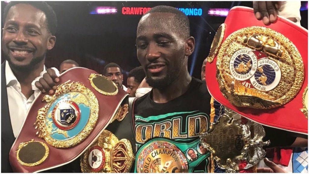 Does Terence Crawford have a background in wrestling?