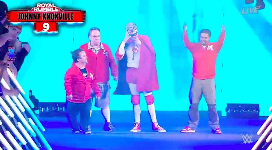 Sami Zayn has a confrontation with Jackass Forever star Johnny Knoxville