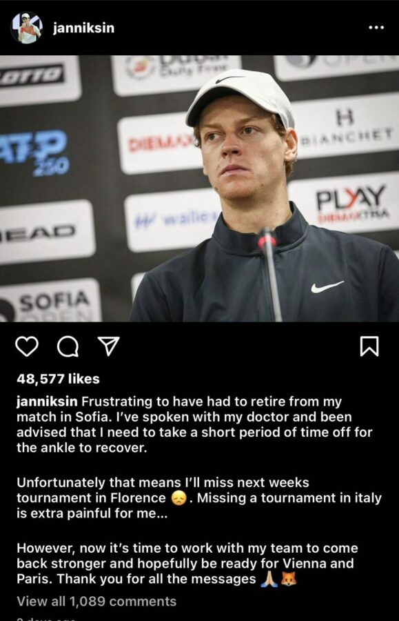 WATCH: A look at how Jannik Sinner serve has changed over the years