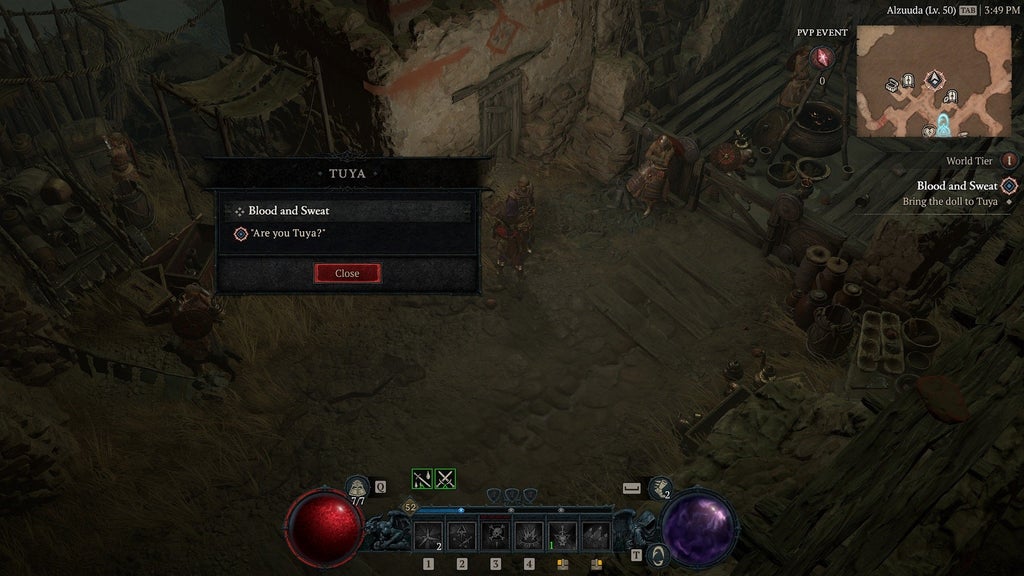 How to Find Little Tuya in Diablo 4 - Blood And Sweat Quest! - Media ...