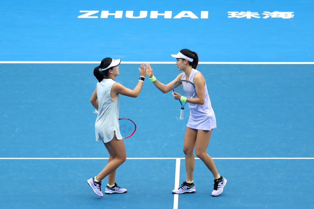 Thailand Open 2023 Doubles Final: Xinyu Wang & Lin Zhu vs Chan Hao ...