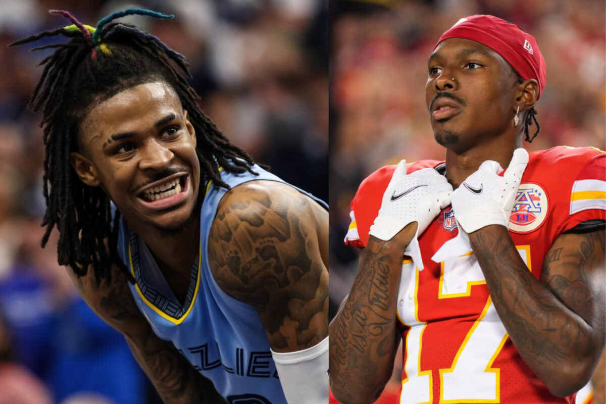 Watch: WR Mecole Hardman invites Ja Morant to a Kansas City Chiefs game