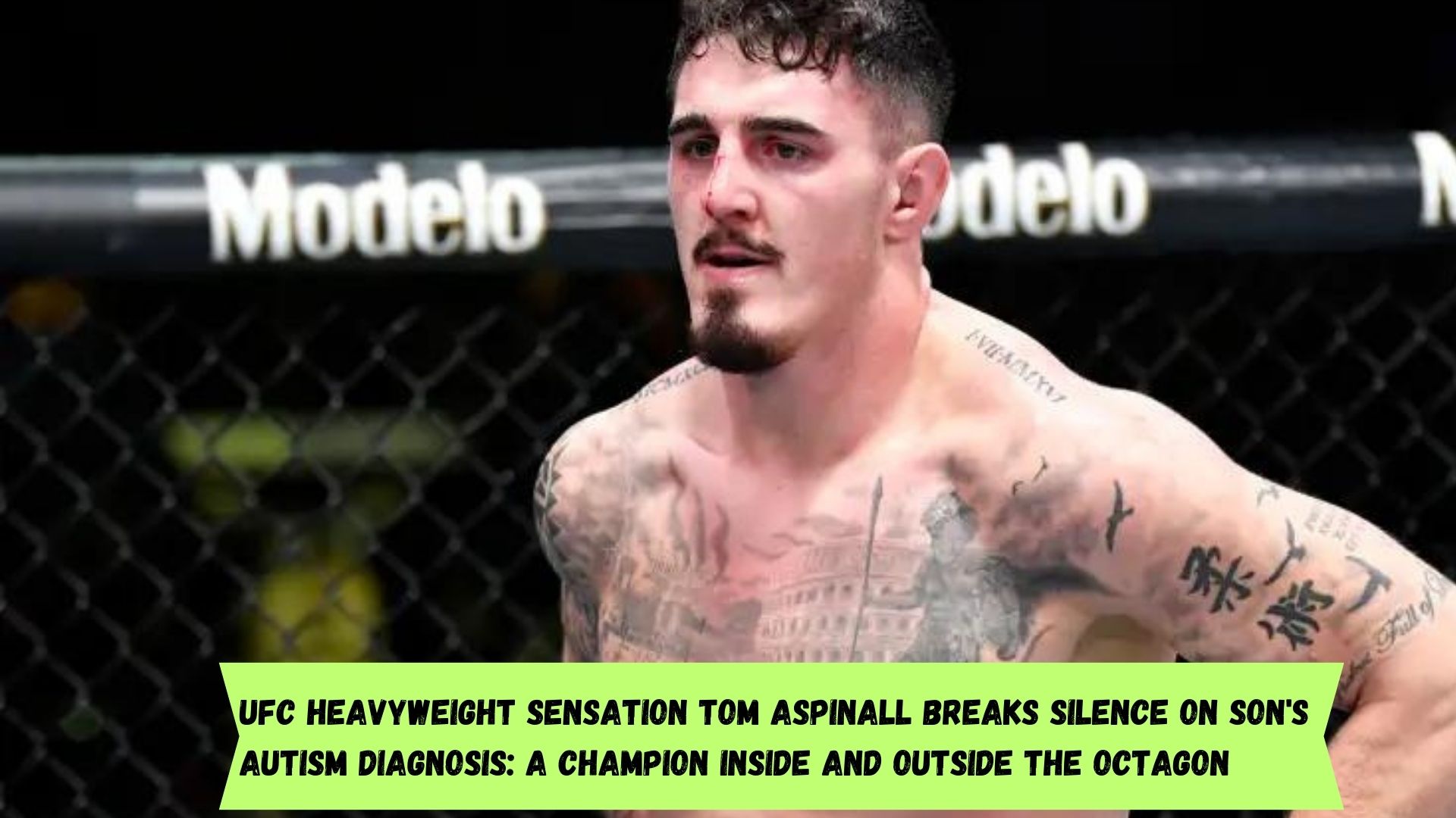 UFC Heavyweight Sensation Tom Aspinall Breaks Silence on Son's Autism ...