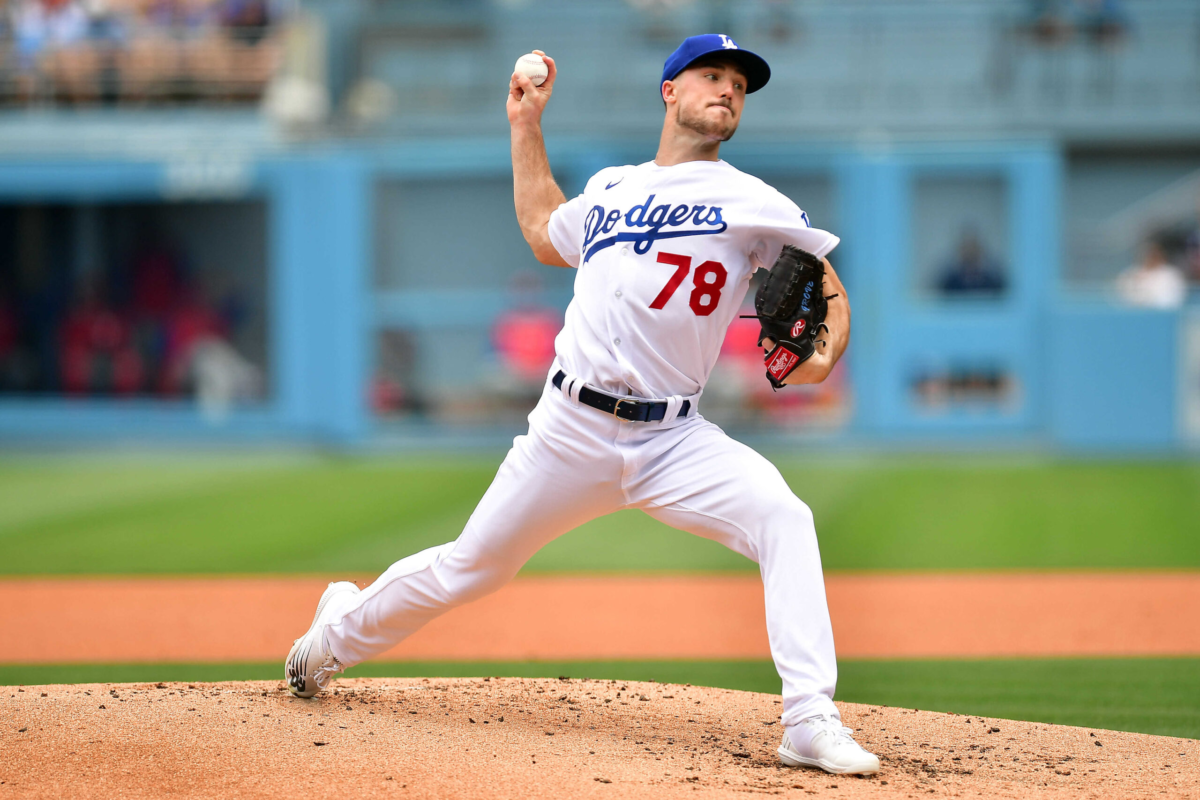 Is Michael Grove in the Dodgers rotation?