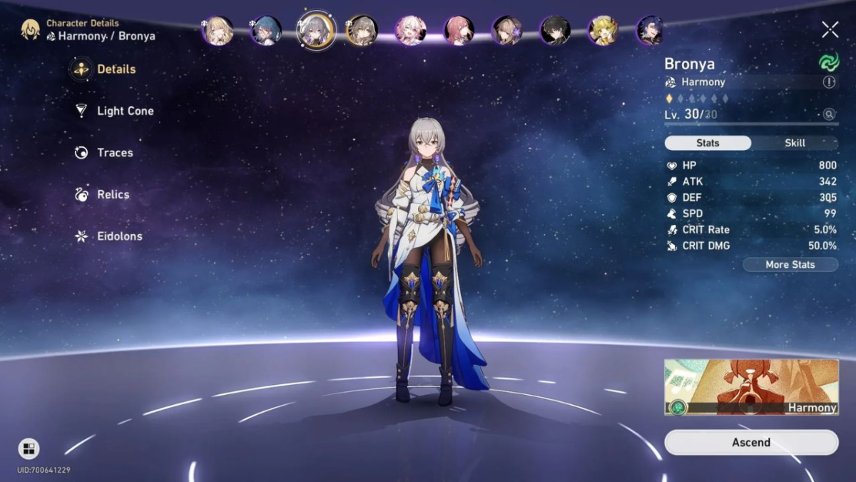 Honkai Star Rail Bronya Build - Best Light Cone Traces, Skills ...