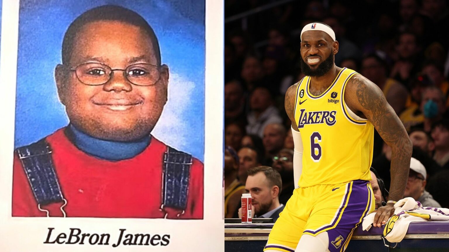 Is the kindergarten photo of LeBron James real?
